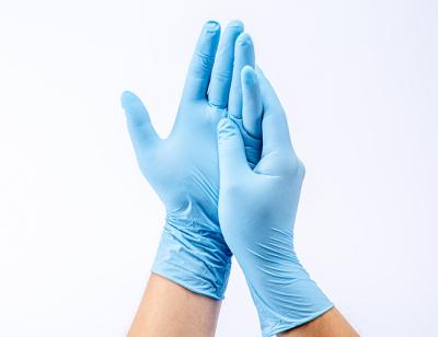 Cina Il nitrile blu medico del guanto eliminabile di forza extra ha ricoperto il lavoro GB in vendita
