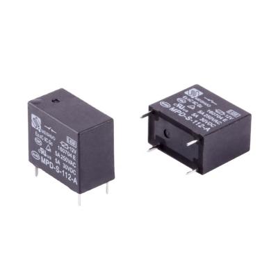 中国 Meishuo MPD-S-112-A良質5A 30VDC 0.45Wミニチュア力のリレー12v 10a 販売のため