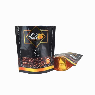 China 500g estão acima dos sacos de plástico para a embalagem, folha alinharam o saco de empacotamento do café à venda