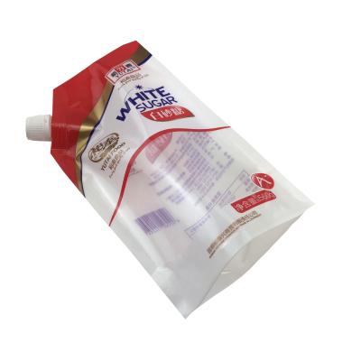 China suporte 1L, 2L claro de 500ml acima do malote do bico e saco de embalagem plástico para a amostra similar livre do sabão de líquido do óleo essencial de óleo de cozimento à venda