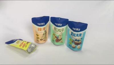 China levante-se sacos secos de empacotamento customizáveis plásticos do fruto das microplaquetas da banana com zíper à venda