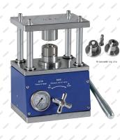 Quality Manual Battery Manufacturing Machine Max Pressure 8T Coin Cell Crimping Machine for sale