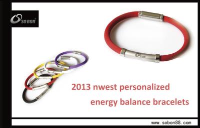 China Energy Magnetic Silicone Bracelet for sale