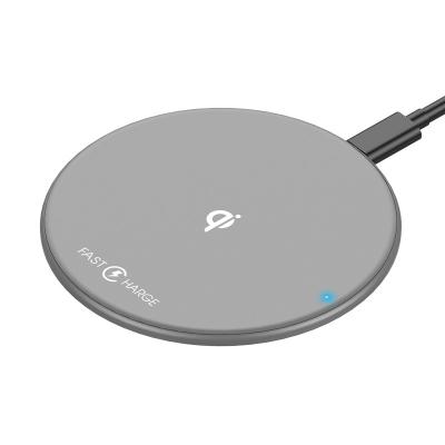 Cina Cuscinetto di carico senza fili ultra esile Smartphone Grey Fast di 10W 5W Qi in vendita