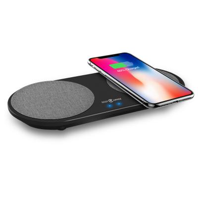 Cina caricatore senza fili 9V 4A del gemello di 205KHz WPC Qi per Samsung Iphone in vendita