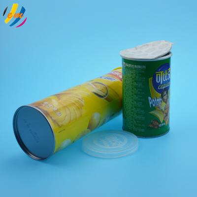 中国 CMYK色のPringleのポテト チップのペーパー管の食品包装 販売のため