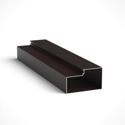 China O pó expulso de alumínio do perfil da porta deslizante revestiu 1.2mm 1.4mm Thinckness à venda