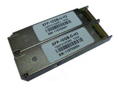 中国 単一モード10Gの光学トランシーバーのBiDi耐久の10G LR XFP光学モジュール 販売のため