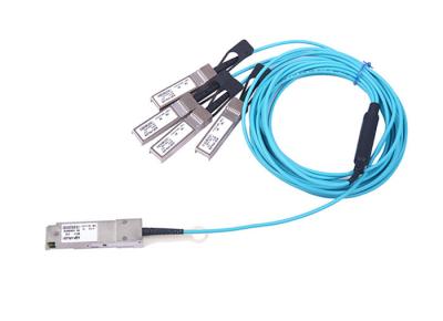Cina Rete AOC QSFP+ della fibra all'interfaccia seriale bifilare di distanza del cavo 1-150m di SFP+ in vendita