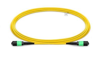 Cina Femmina al tipo femminile del mazzo di singolo modo 3.0mm LSZH del cavo a fibre ottiche OS2 9/125 di MPO in vendita