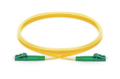 Cina 9/125 di cavo di toppa di LC APC di singolo modo, perdita di inserzione bassa del cavo a fibra ottica della rete in vendita