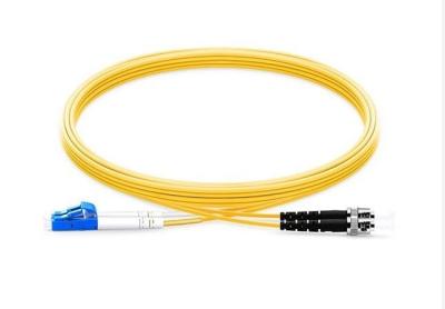 Cina LC a colore a fibra ottica del rivestimento giallo del cavo di toppa della st G.652D ignifugo in vendita