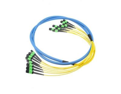 Cina Cavi maschii del tronco del fermaglio MTP, 12 peso leggero del cavo a fibre ottiche della fibra MTP in vendita
