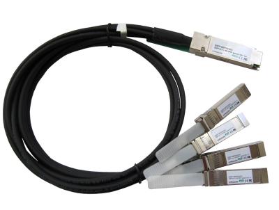 Cina 4 paia dirigono il cavo allegato, 100G QSFP28 al cavo di passivo dello Sfp dello sblocco 4xSFP28 in vendita
