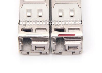 中国 繊維のBiDi 1つのSFP+の光学トランシーバー、1.3 Gbpsギガビット繊維のトランシーバーLCのコネクター 販売のため
