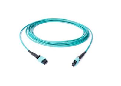 Cina Cavo misto del tronco della fibra del blu MPO, MPO ad attenuazione di riflessione di DB del cavo 23,00 di MPO in vendita