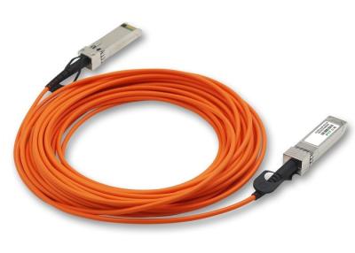 Cina SFP+ che alloggia i cavi ottici attivi di AOC con EMI migliorata che protegge colore arancio in vendita