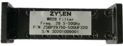 China Pintura do preto do filtro de passagem alta WR28 do medidor de ondas FBP320 30GHz à venda