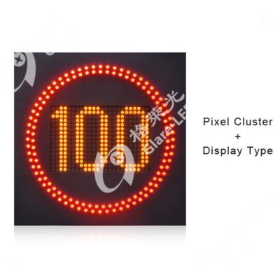 China Improved Traffic Efficiency with IP65 Waterproof Speed Limited Sign and Photo Media for sale