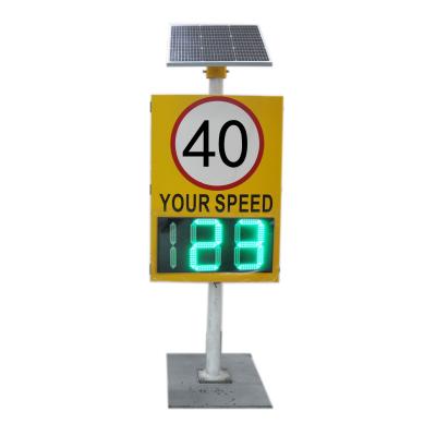 China Straßenverkehrswarnsignal mit Sonnenstrom 220V und LED-Display zu verkaufen