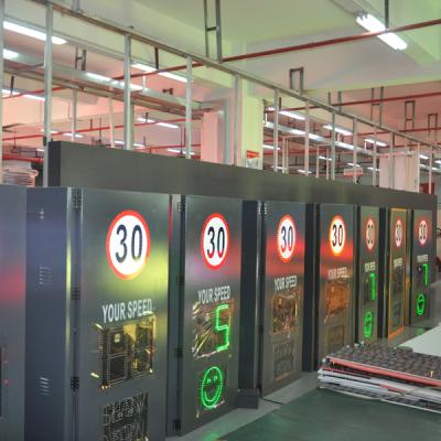 China Solar Powered LED Radar Speed Sign with 100M Detection Range for sale