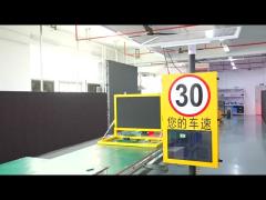 Solar Powered LED Radar Speed Sign with 100M Detection Range