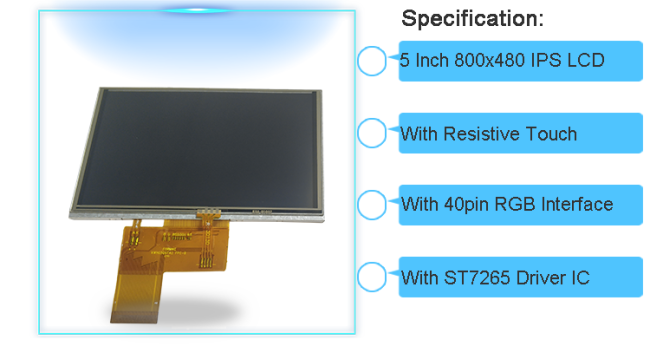 display 800x480