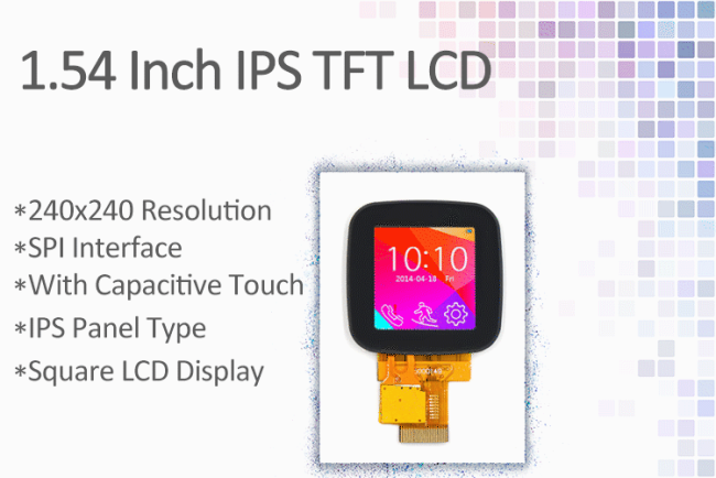 1.54 inch lcd display