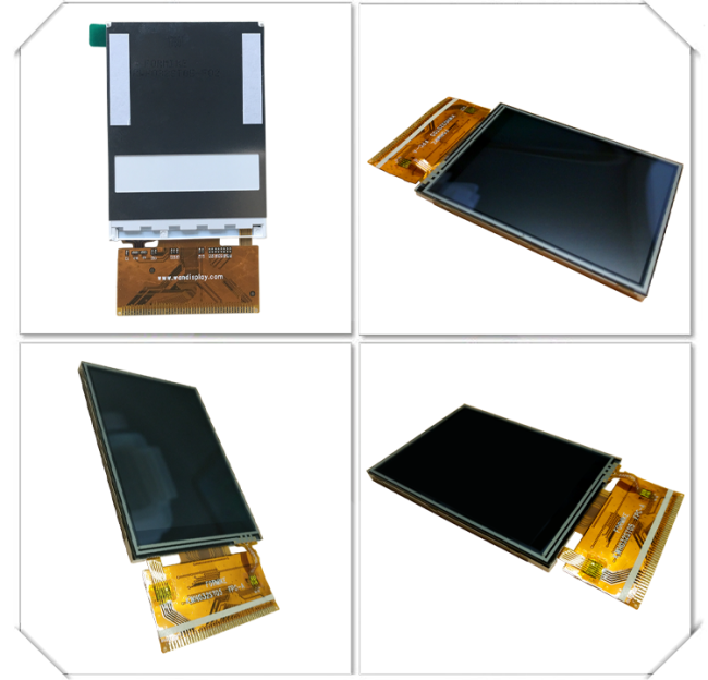Serial TFT display interface and connections