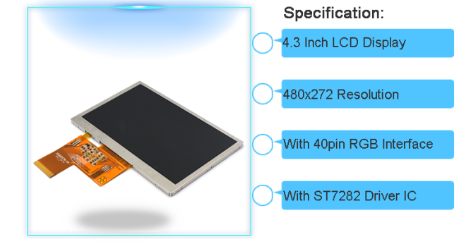 40 pin lcd panel