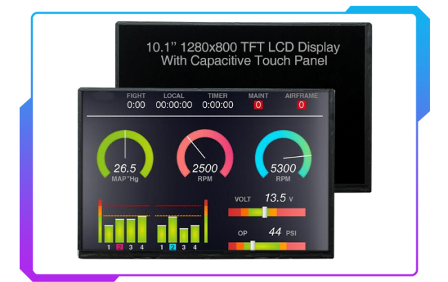 10.1 display 1280x800 ips