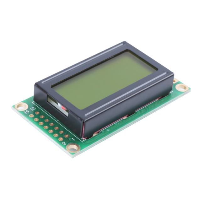 8x2 character lcd display