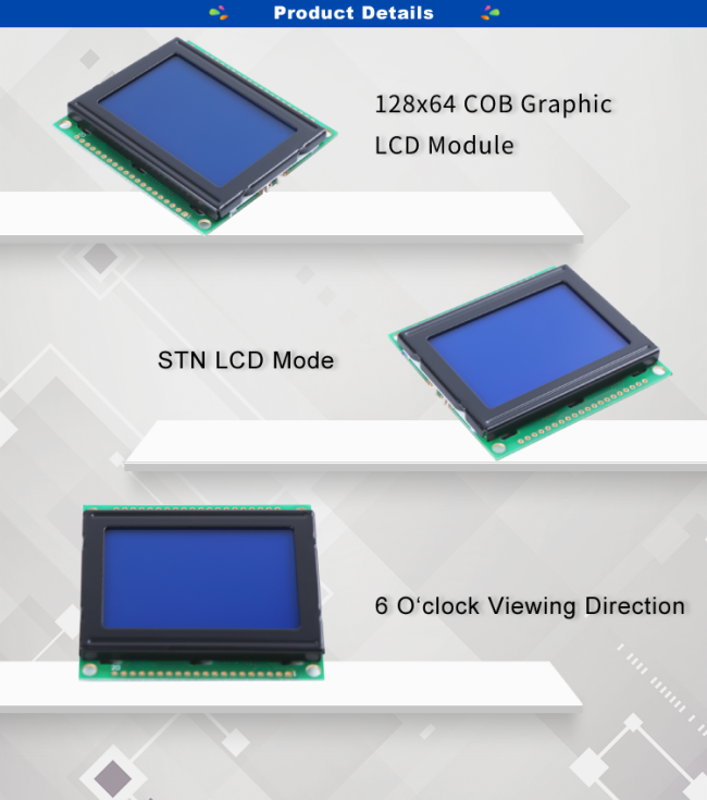 64x128 graphic lcd