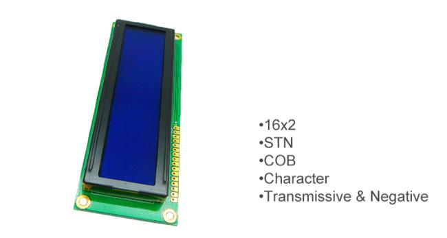 alphanumeric lcd 16x2 characters