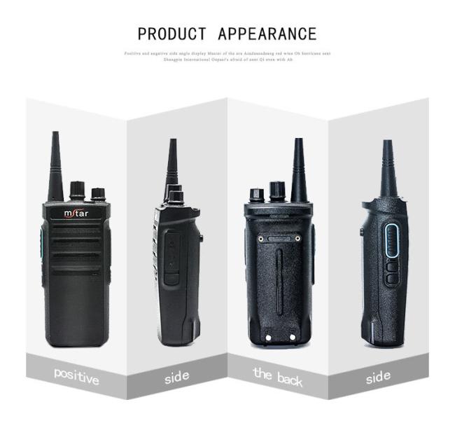 Mstar M-298 Outdoor Dustproof Mini UHF Security Radio Intercom Walkie Talkie Convenient Black Li-ion 16 Handheld 1 ~ 50 Layers