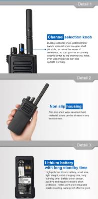 China 5W Output Power Motorola UHF Walkie Talkie Compact and Powerful 130 x 55 x 34 mm for sale