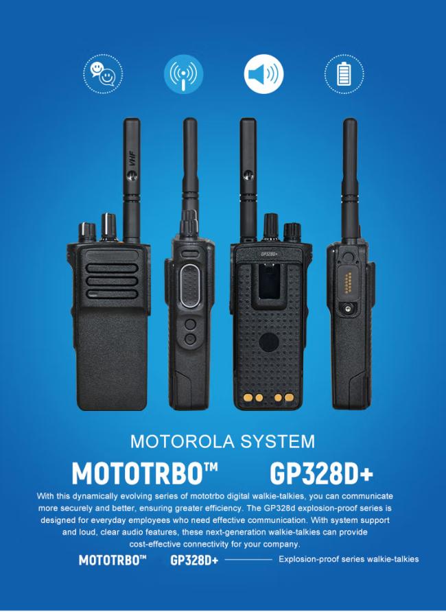Wholesale Original for Motorola Walkie-talkie DP4400e DP4400 GP328D+ Portable VHF/UHF Handheld Walkie Talkie