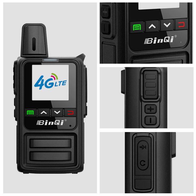 BinQi BQ-360EU 4G Walkie Talkie GPS Long Range 5000km LTE Two-Way Radio Wireless Walkie Talkie 4G POC Mini Sim Card Global PTT