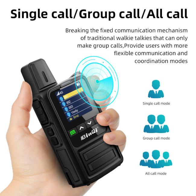 BinQi BQ-360EU 4G Walkie Talkie GPS Long Range 5000km LTE Two-Way Radio Wireless Walkie Talkie 4G POC Mini Sim Card Global PTT