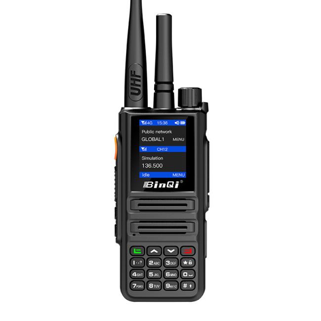 BinQi BQ-889A Poc Radio UHF 4G LTE Handheld Walkie Talkie High Volume GPS Zello WiFi for Android Cover 5000KM Global Long Range