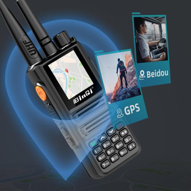 BinQi BQ-889A Poc Radio UHF 4G LTE Handheld Walkie Talkie High Volume GPS Zello WiFi for Android Cover 5000KM Global Long Range