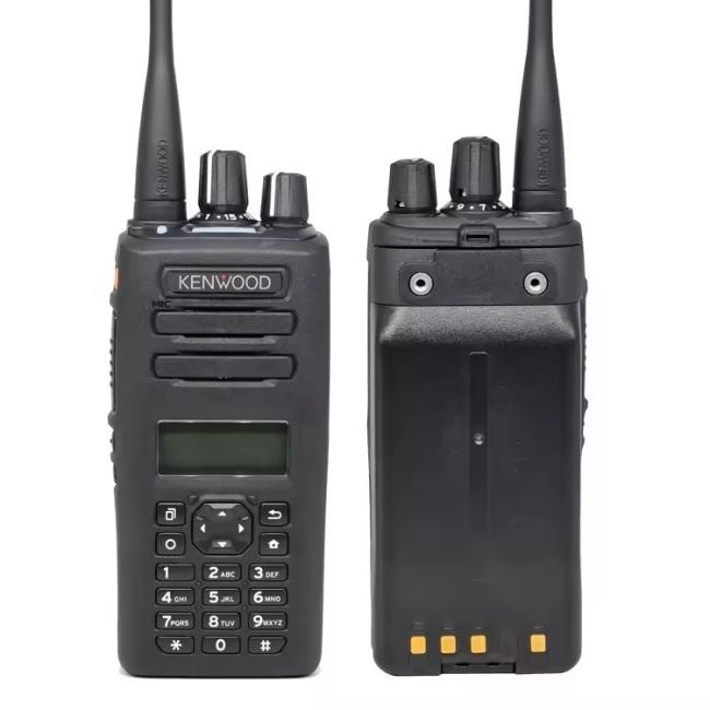 Kenwood NX-3220 walkie talkie side view