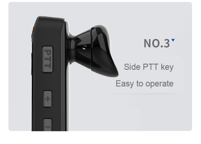 Chierda CD101F Plus walkie talkie charging port detail