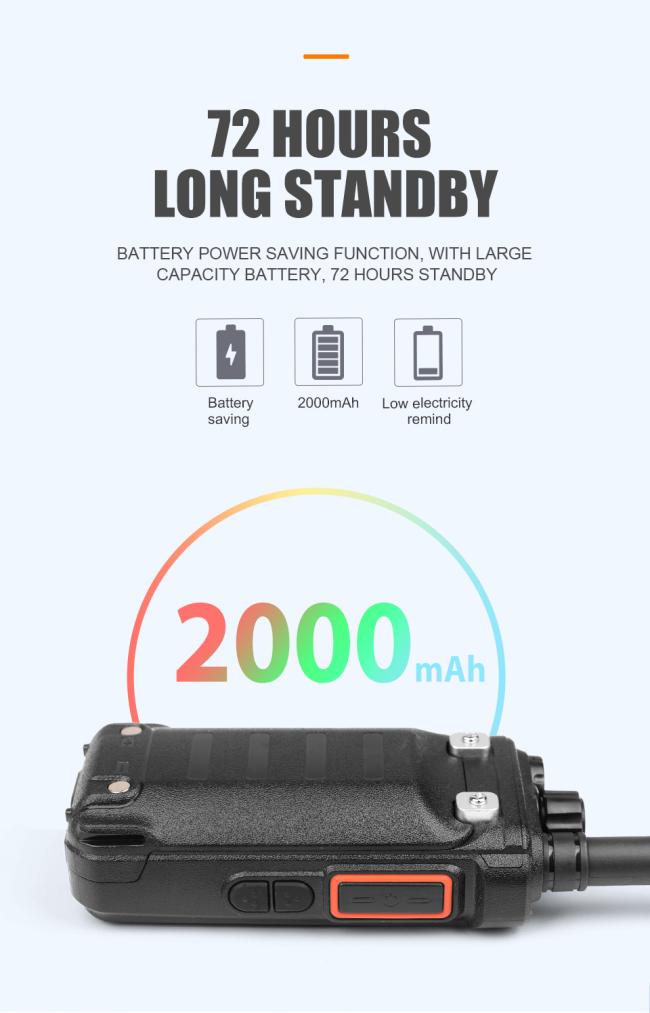 Chierda CD101F Plus walkie talkie product label