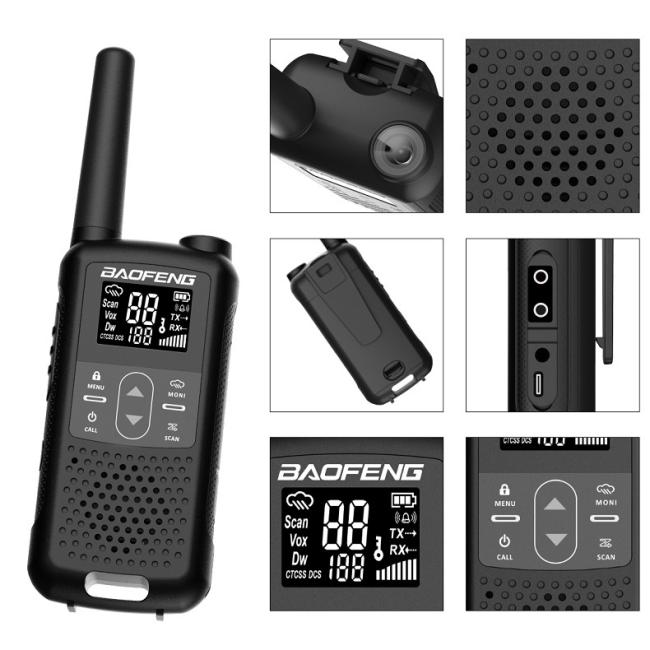 Baofeng BF-T22 Walkie Talkie with accessories