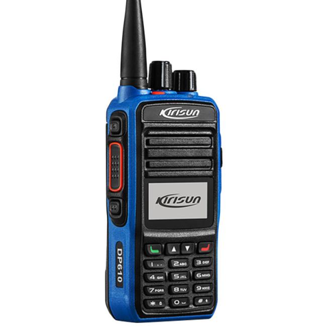 Kirisun DP610 Walkie-Talkie side view