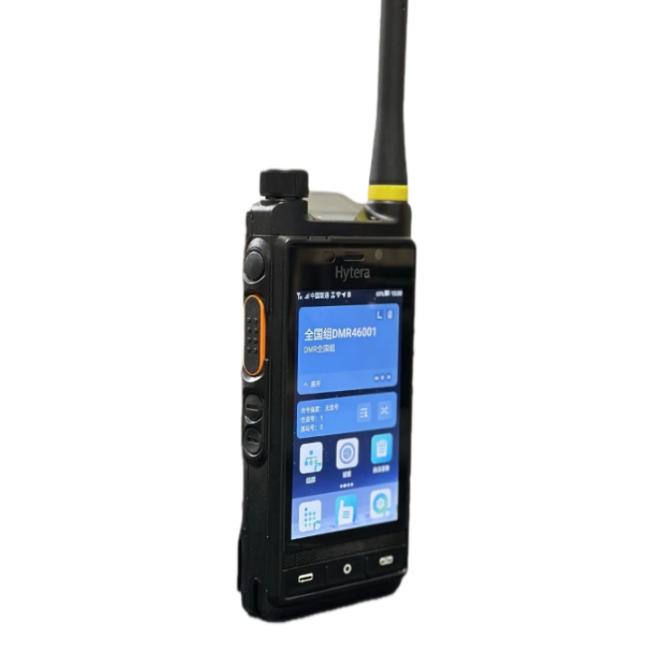 Hytera PDC760 walkie talkie side view