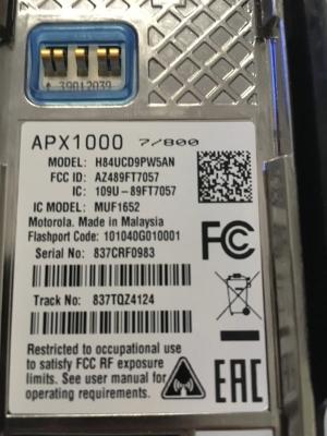 China Motorola APX1000 Digital Two-Way Radio 5W UHF/VHF IP67 Waterproof for sale