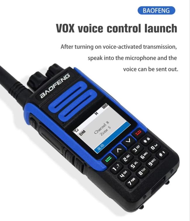 Baofeng DR-1802U Walkie Talkie LED flashlight