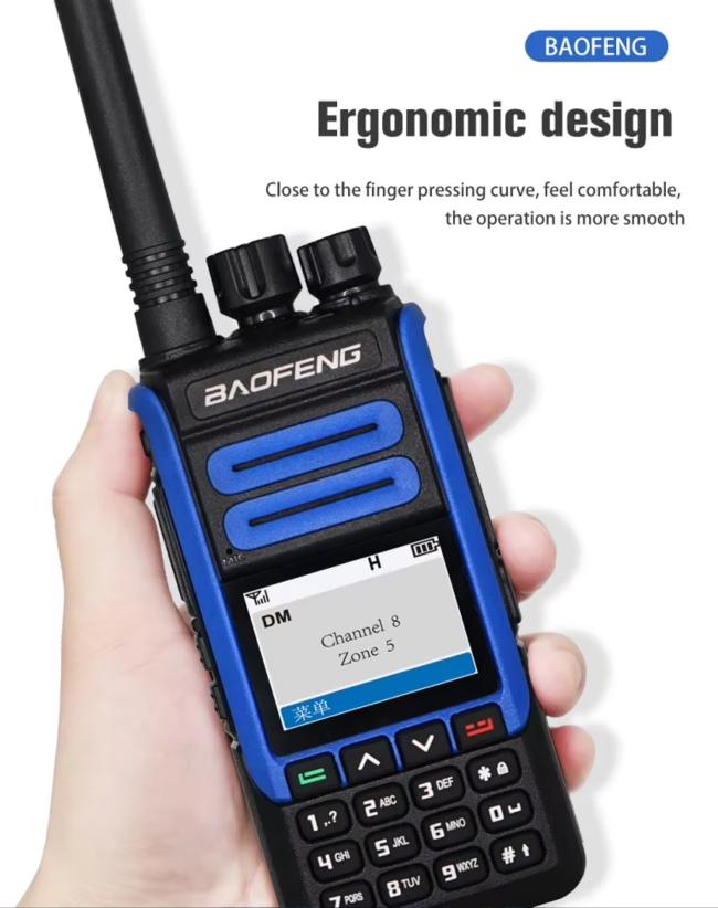Baofeng DR-1802U Walkie Talkie with accessories